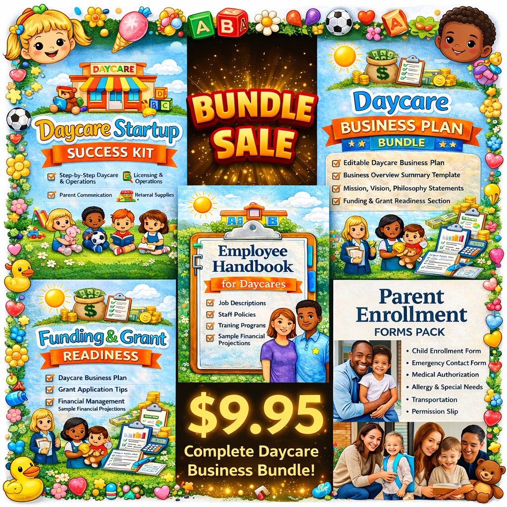 DAYCARE OWNER MEGA BUNDLE – Super Promo Videos